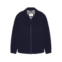 Wolljacke AQUASCUTUM ACTIVE "STRETCH OVERSHIRT Herren", Herren, Gr. L, navy, Softshell, 84% Nylon, 16% Elasthan, normal normal, Jacken, Hemdjacke Herren, leichte Jacke, &Uuml;berhemd, Wetterjacke, Sale