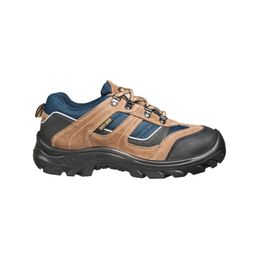 Sicherheitsschuh SAFETY JOGGER WORKS "X2020P" Gr. 39, braun (braun, blau), 39, Obermaterial: 100% Rindsleder Leather cow., Schuhe