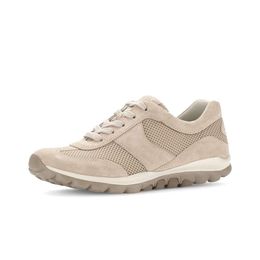 Sneaker Gabor "Sneaker low", Damen, Gr. 36, beige, Schuhe Sneaker