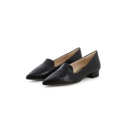 Evita FRANCA women's slippers - smooth leather black - 38