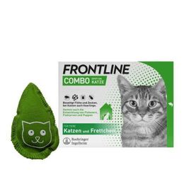 Frontline Combo Spot On Katze L&ouml;sung zur Anwendung auf der Haut + Baldriankissen 1 St