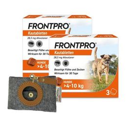Frontpro 28 mg Kautabletten f.Hunde >4-10 kg + Kotbeutel 1 St