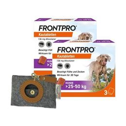 Frontpro 136 mg Kautabletten f.Hunde >25-50 kg + Kotbeutel 1 St