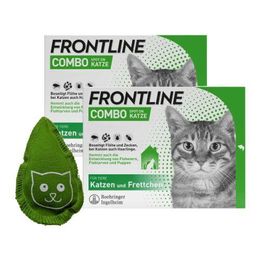 Frontline Combo Spot On Katze L&ouml;sung zur Anwendung auf der Haut + Baldriankissen 1 St