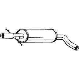 BOSAL Mittelschalld&auml;mpfer 105505 f&uuml;r Audi