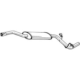 BOSAL Mittelschalld&auml;mpfer 281681 f&uuml;r VW