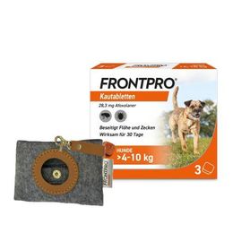 Frontpro 28 mg Kautabletten f.Hunde >4-10 kg + Kotbeutel 1 St