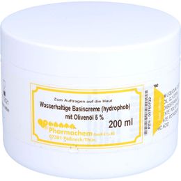 Wasserhaltige Basiscreme hydrophob m.5% Oliven&ouml;l 200 g