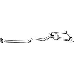 BOSAL Endschalld&auml;mpfer 287473 f&uuml;r HYUNDAI
