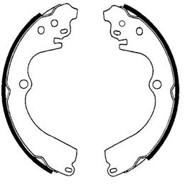 TRISCAN Bremsbackensatz, Feststellbremse 810068551 f&uuml;r Subaru