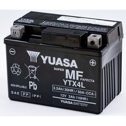 Yuasa Starterbatterie ytx4l 12V 68Ah 50A f&uuml;r HONDA YAMAHA KYMCO