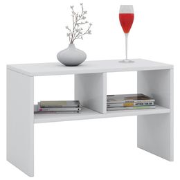 Couchtisch ''Nachto'', ca. 63x30x40 cm Wei&szlig;