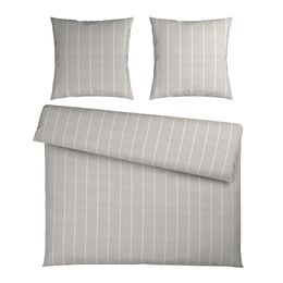 Bettw&auml;sche Tyline XXL Hellgrau ca. 200x200cm