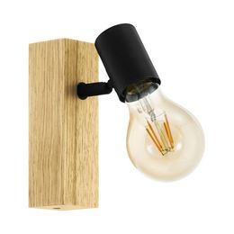 Eglo Leuchten EGLO TOWNSHEND Wandspot Braun, Schwarz, 1-flammig