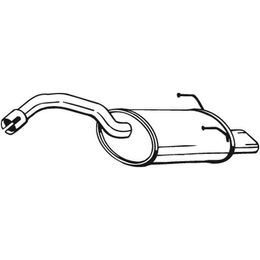 BOSAL Endschalld&auml;mpfer 148177 f&uuml;r Fiat
