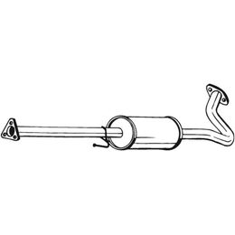 BOSAL Mittelschalld&auml;mpfer 278127 f&uuml;r HONDA