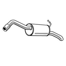 VEGAZ Endschalld&auml;mpfer fs546 f&uuml;r Ford