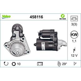 Valeo Starter REMANUFACTURED PREMIUM 458116 f&uuml;r Ford (CHANGAN) Volvo PININFARINA ASIA & OCEANIA MAZDA