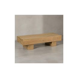 KADIMA DESIGN Massivholz Couchtisch SAAR: 120x45 cm, Akazien-/Sheeshamholz, handgefertigt, pflegeleicht.