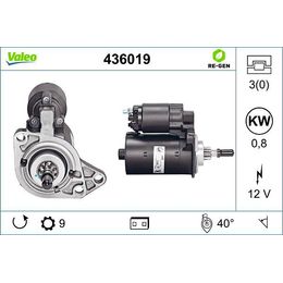 Valeo Starter 436019 f&uuml;r Audi VW ROVER ARO