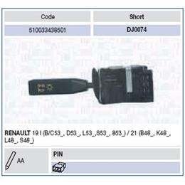 MAGNETI MARELLI Lenkstockschalter 510033438501 f&uuml;r RENAULT