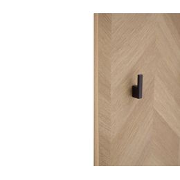 Tchibo - Hakenpaneel &raquo;Piazza&laquo; Fischgr&auml;ten-Dekor - 31,5x120x6cm - schwarz - Holz / Metall