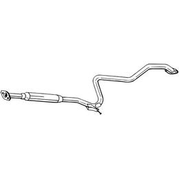 BOSAL Mittelschalld&auml;mpfer 283341 f&uuml;r NISSAN