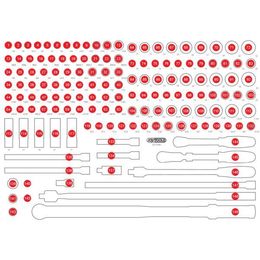 KS Tools Schaumstoffeinlage, Sortimentskasten 821014997