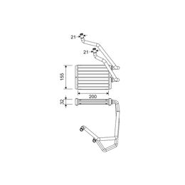 Valeo W&auml;rmetauscher, Innenraumheizung 811640 f&uuml;r NISSAN