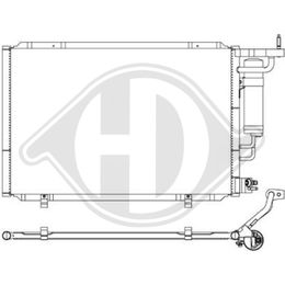 DIEDERICHS Kondensator, Klimaanlage dcc1647 f&uuml;r Ford