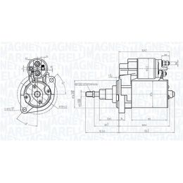 MAGNETI MARELLI Starter 063720601010 f&uuml;r VW