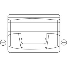 Exide Starterbatterie eb500 12V 68Ah 450A f&uuml;r ALFA ROMEO Fiat Subaru TOYOTA VAG RENAULT Citro&euml;n HYUNDAI NISSAN VW Skoda KIA Peugeot DACIA