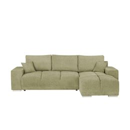 Ecksofa mit Schlaffunktion Barco gr&uuml;n Ma&szlig;e (cm): B: 296 H: 89 T: 182.0 Sofas > Sofas nach Material > Stoffsofas &raquo; Sofa DE