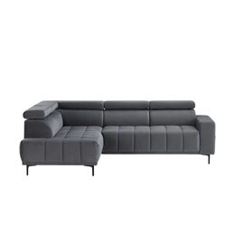 U.N.O uno Ecksofa aus Mikrofaser Carrara grau Ma&szlig;e (cm): B: 266 H: 85 T: 189.0 Sofas > Sofas nach Material > Stoffsofas &raquo; Sofa DE