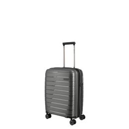 Trolleyset Travelite "AIR BASE 3-teilig Reisekoffer Hartschale", anthrazit, Polypropylen, Koffer-Sets, mit TSA-Schloss und bruchfester Polypropylen-Schale