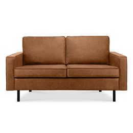 KONSIMO Einzelsofa Invia rot Ma&szlig;e (cm): B: 164 H: 87 Sofas > Sofas nach Material > Ledersofas &raquo; Sofa DE