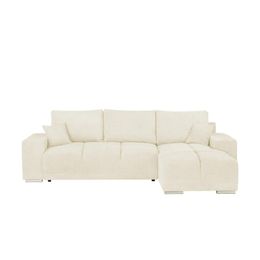 Ecksofa mit Schlaffunktion Barco creme Ma&szlig;e (cm): B: 296 H: 89 T: 182.0 Sofas > Sofas nach Material > Stoffsofas &raquo; Sofa DE