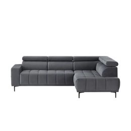 U.N.O uno Ecksofa aus Mikrofaser Carrara grau Ma&szlig;e (cm): B: 266 H: 85 T: 189.0 Sofas > Sofas nach Material > Stoffsofas &raquo; Sofa DE