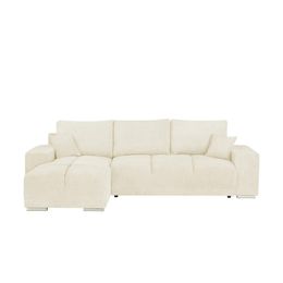 Ecksofa mit Schlaffunktion Barco creme Ma&szlig;e (cm): B: 296 H: 89 T: 182.0 Sofas > Sofas nach Material > Stoffsofas &raquo; Sofa DE