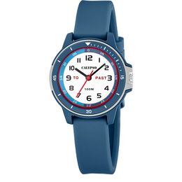 Quarzuhr Calypso Watches "My First Watch", dunkelblau, wei&szlig;, blau, rot, Armbanduhren, Kinder, Quarzuhr, Armbanduhr, Silikonarmband, analog