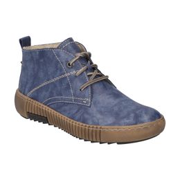 Stiefelette Josef Seibel "Maren 02, ocean", Damen, Gr. 37, blau (ocean), Obermaterial: 100% Rindsleder Leather cow., Schuhe Stiefelette