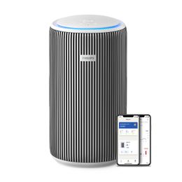 Luftreiniger Philips "PureProtect 3200 Series, Luftreinigungsrate (CADR) 520 m&sup3;/h", wei&szlig; (silber, arktiswei&szlig;), B:28,5cm H:52cm T:28,5cm, Luftreiniger, Luftreiniger, 3-Schichten-HEPA-Filtersystem, leise