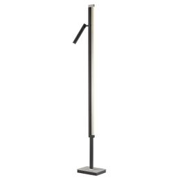LUMICOUTURE LED Stehlampe "Pulse", schwarz (geb&uuml;rstetes aluminium, schwarz), 1, H: 150cm, 1 Stk., Leuchten, 150 x 22 x 16 cm, 2700 lm, 2700 K, geb&uuml;rstetes Aluminium/schwarz, LED Stehlampe