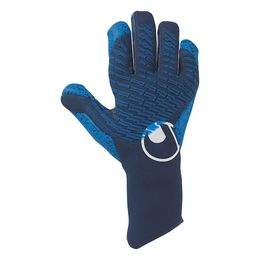 Torwarthandschuhe Uhlsport "Torwarthandschuhe FM AQUAGRIP HN", Herren, Gr. 10.5, blau (marine, pacific blau, wei&szlig;), Obermaterial: 81% Gummi rubber. 13% Polyester PES. 6% Nylon NY., Handschuhe
