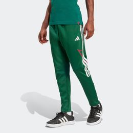 Sporthose adidas Sportswear "HOUSE OF TIRO NATIONS PACK", Herren, Gr. M, N-Gr, wei&szlig; (dunkelgr&uuml;n, collegiate burgundy, wei&szlig;, normal, gr.), Obermaterial: 70% Polyester, 30% Baumwolle, Hosen Sporthose