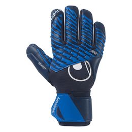 Torwarthandschuhe Uhlsport "Torwarthandschuhe FM AQUASOFT HN", Herren, Gr. 9, blau (marine, pacific blau, wei&szlig;), Obermaterial: 64% Gummi rubber. 24% Polyester PES. 7% Nylon NY. 5% Polyurethan PU., Handschuhe