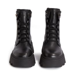 G-Star Raw Stiefel G-STAR "Kate II Lace Mid Stiefel", Damen, Gr. 42, schwarz, 97% Kuhleder, 3% Polyurethan, Schuhe Stiefel