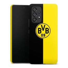 DeinDesign Galaxy A53 5G Handy Premium Case Smartphone Handyh&uuml;lle Schutzh&uuml;lle gl&auml;nzend Coat Of Arms Borussia Dortmund Bvb Premium Case