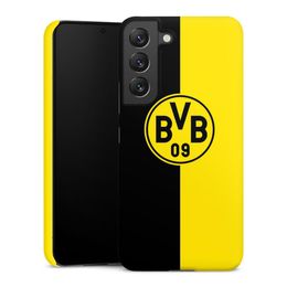 DeinDesign Galaxy S22 Handy Premium Case Smartphone Handyh&uuml;lle Schutzh&uuml;lle matt Borussia Dortmund Bvb Coat Of Arms Premium Case