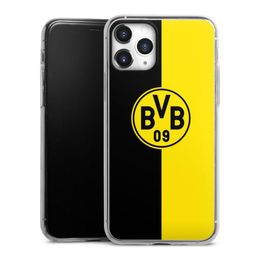 DeinDesign iPhone 11 Pro Handy Slim Case Silikon Handyh&uuml;lle transparent H&uuml;lle extra d&uuml;nn Bvb Coat Of Arms Borussia Dortmund Silikon Slim Case